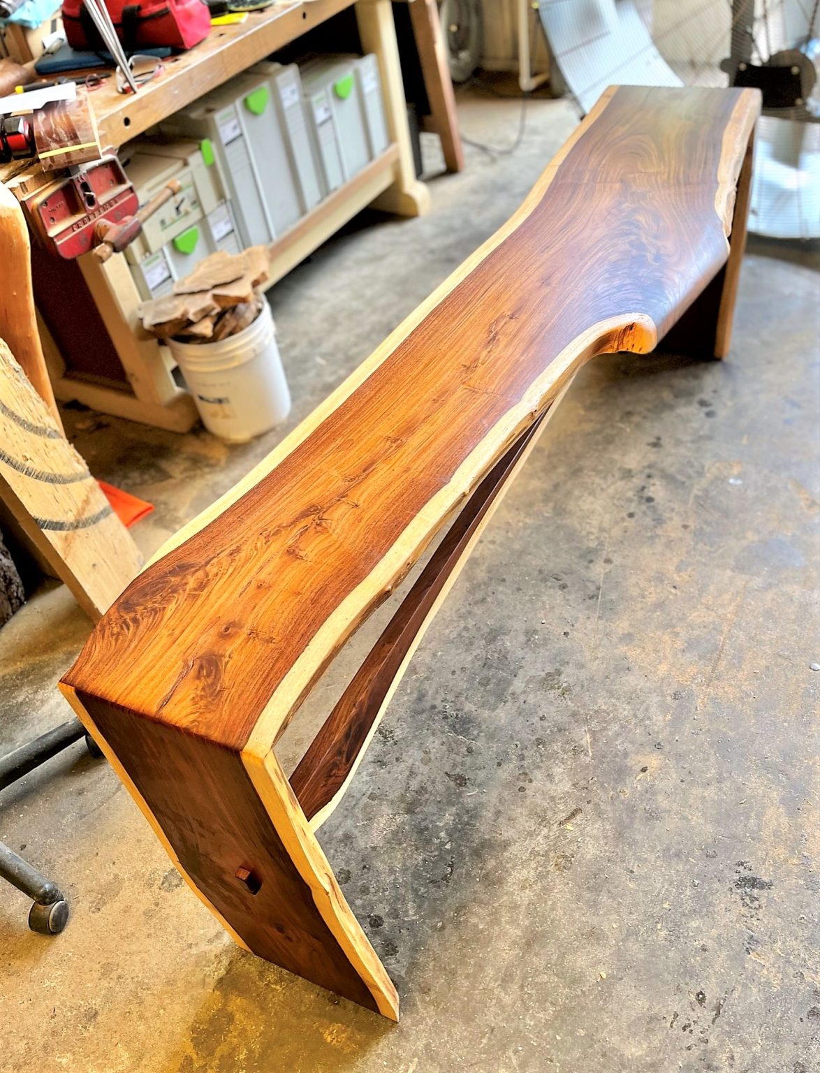 Live Edge Sofa Table | Naples Live Edge Wood