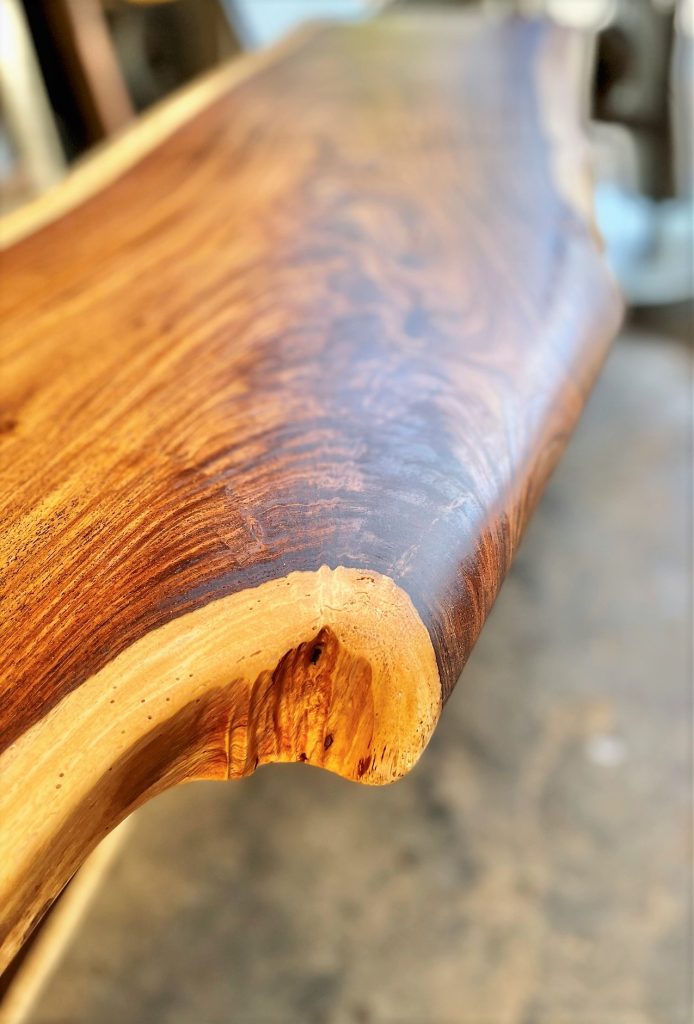 Live Edge Sofa Table | Naples Live Edge Wood